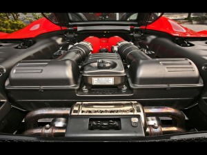 Ferrari F430 Scuderia Engine View | Motors.pk